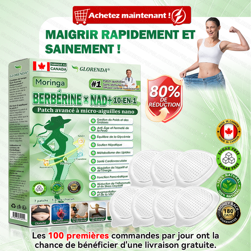 Boutique officielle 🌿🌿 𝐆𝐋𝐎𝐑𝐄𝐍𝐃𝐀® Moringa · Berbérine + NAD+ – Patch Mi ...